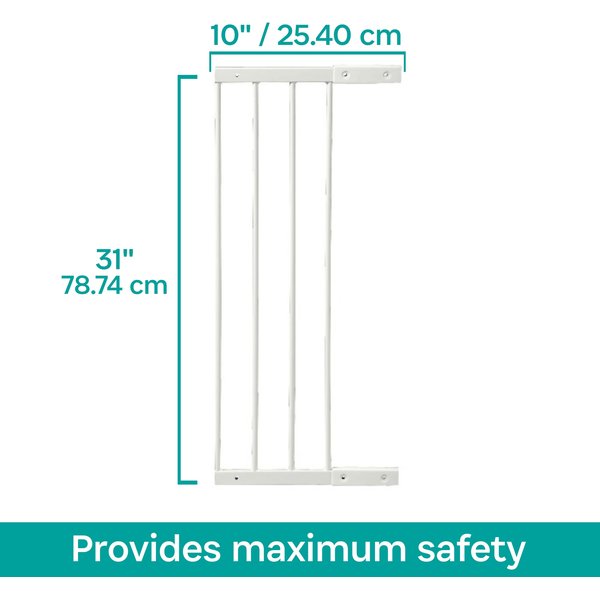 RICHELL Cat Gate Extension Safety Bar, White - Chewy.com