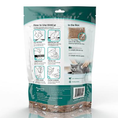 KIT4CAT Cat Urine Sample Collection Kit Urine Testing for Cats, 2-lb ...