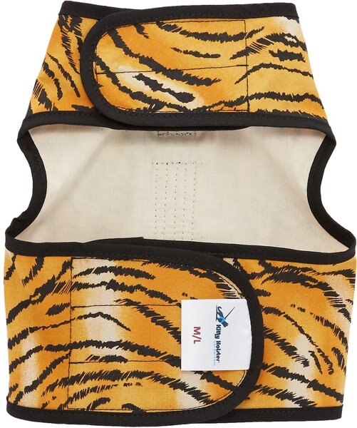 KITTY HOLSTER Cat Harness, Tiger Stripe, Medium/Large - Chewy.com