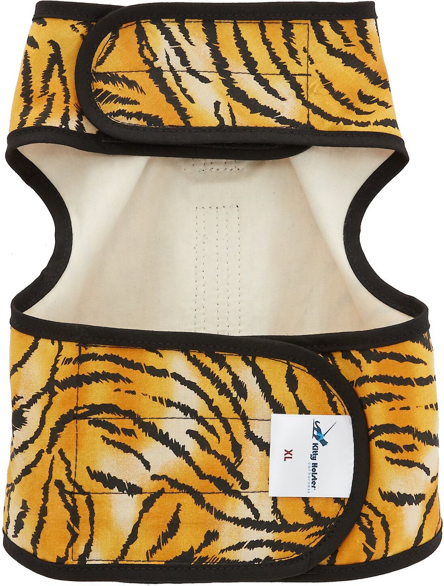 KITTY HOLSTER Cat Harness, Tiger Stripe, X-Large - Chewy.com