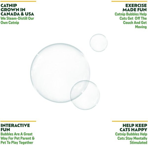 KITTY KA-ZOOM Bubbles with Built-In Wand Catnip Liquid, 5-fl oz bottle - Chewy.com