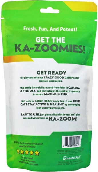 KITTY KA-ZOOM Craze Catnip, 2-oz bag - Chewy.com