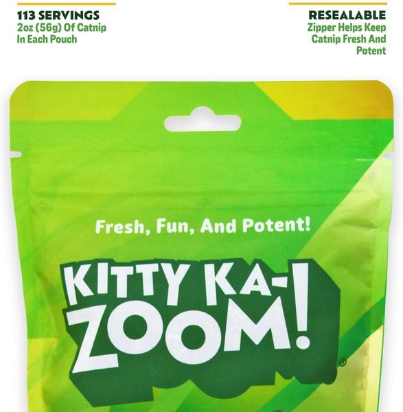 KITTY KA-ZOOM Craze Catnip, 2-oz bag - Chewy.com