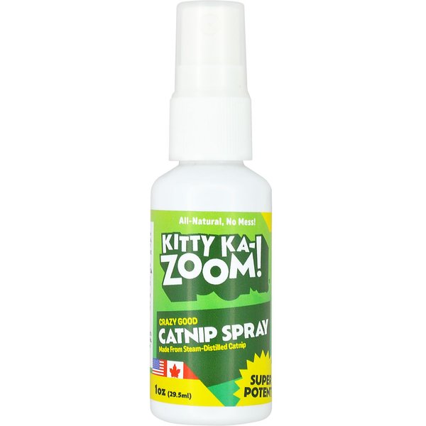 KITTY KA-ZOOM Liquid Catnip Spray, 4-fl oz bottle - Chewy.com