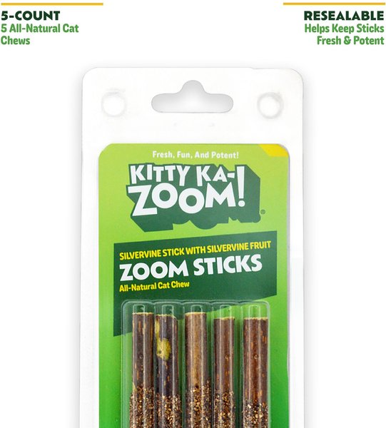 Out of Stock - KITTY KA-ZOOM Silvervine Fruit Covered Sticks Cat ...