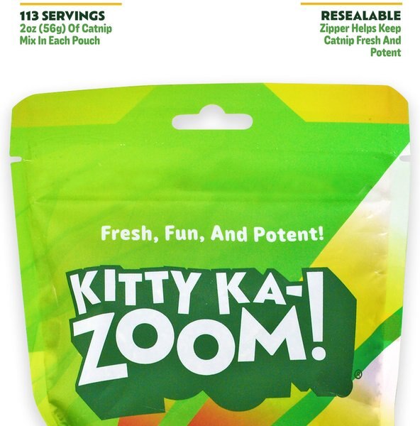 KITTY KA-ZOOM Valerian Root Roar Catnip, 2-oz bag - Chewy.com