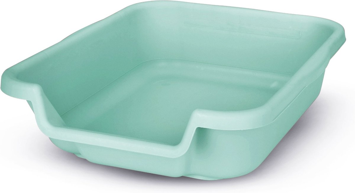 KITTYGOHERE Senior Cat Litter Box, Green, Small - Chewy.com