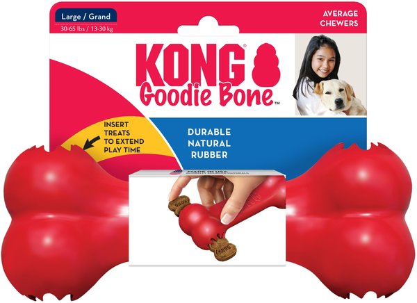 KONG Classic Goodie Bone Dog Toy, Large - Chewy.com