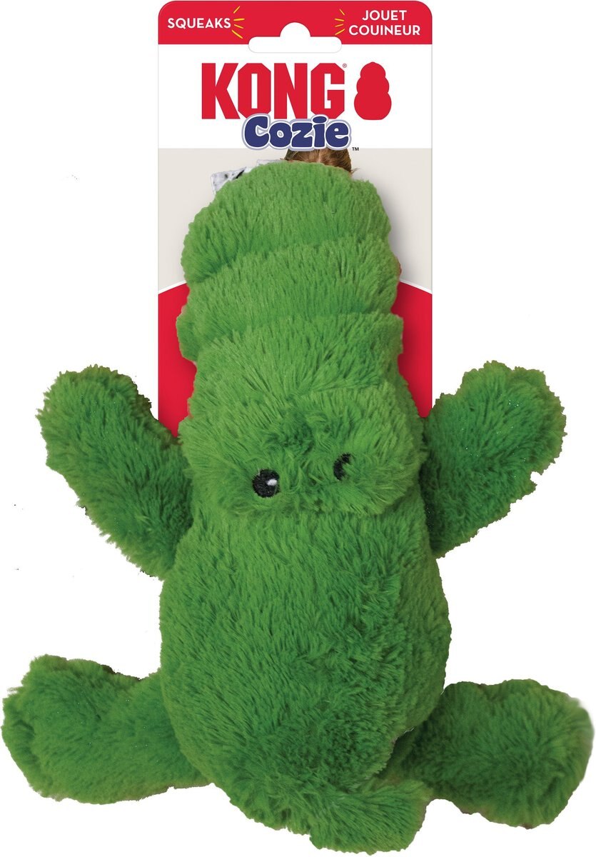 KONG Cozie Ali the Alligator Dog Toy, Medium - Chewy.com