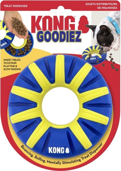KONG Goodiez Ring Dog Toy, Blue, Medium - Chewy.com