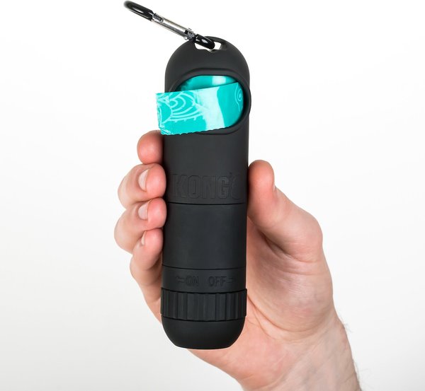 KONG HandiPOD Flashlight & Dog Poop Bag Dispenser, Regular - Chewy.com