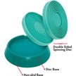 KONG Licks Spinz Dog Treat Dispensers Toy, Teal, Large - Chewy.com