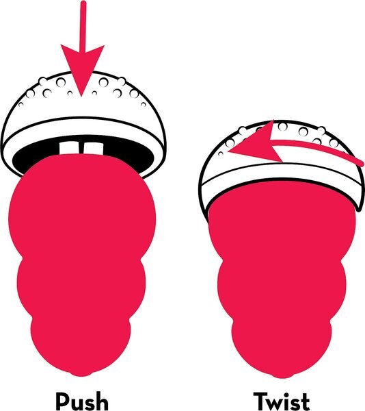 KONG Marathon Peanut Butter Recipe Grain-Free Dog Chew Large Treats, 2 ...