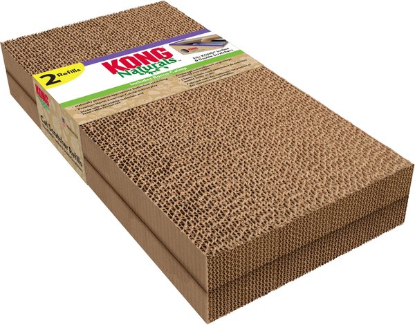 KONG Naturals Cat Scratcher Refill, 2-pack - Chewy.com