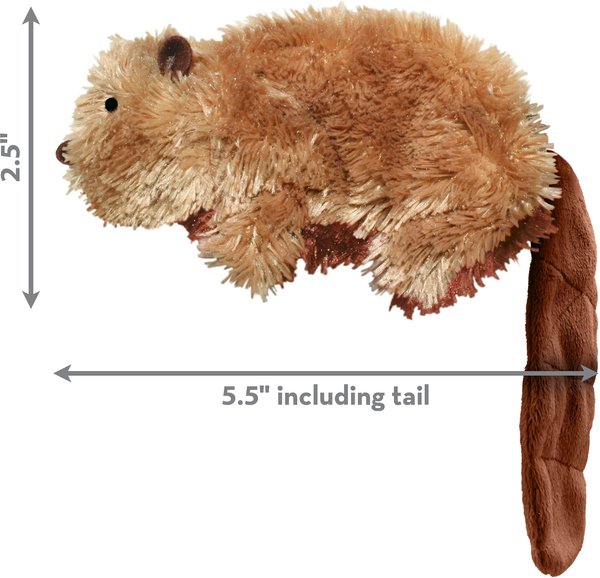 KONG Plush Beaver Dog Toy, Small - Chewy.com