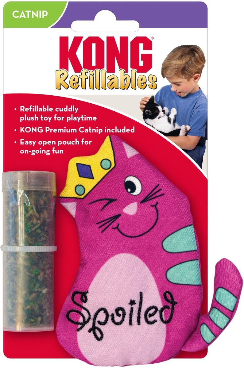 KONG Refillables Purrsonality Spoiled Cat Toy - Chewy.com