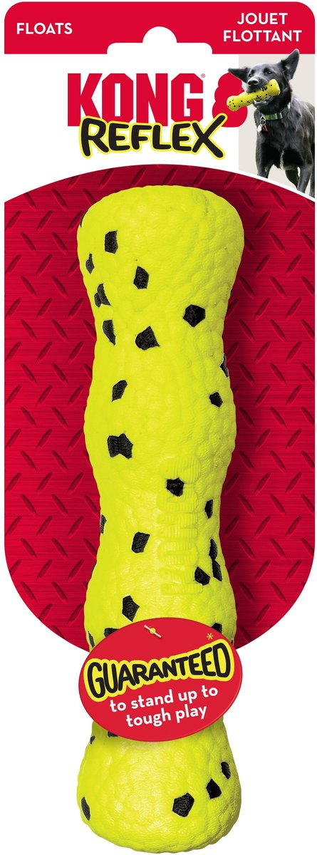 KONG Reflex Stick Dog Toy, Yellow, Medium - Chewy.com