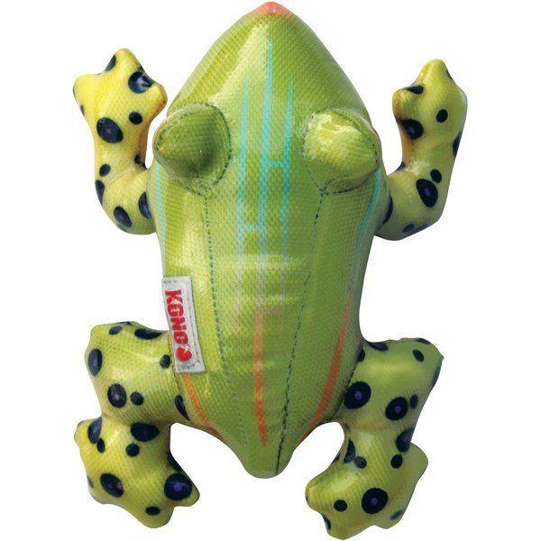 KONG Shieldz Tropics Frog Dog Toy - Chewy.com