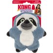 KONG Snuzzles Kiddos Sloth Tough Squeaky Dog Plush Toy, Grey, Small ...