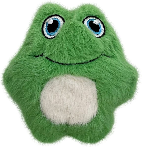 KONG Snuzzles Mini Frog Squeaky Dog Plush Toy, Green, X-Small - Chewy.com