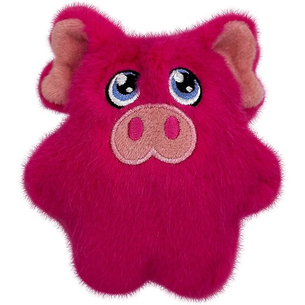 KONG Snuzzles Mini Pig Squeaky Dog Plush Toy, Pink, X-Small - Chewy.com