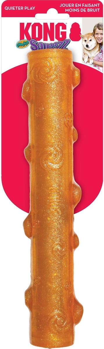 KONG Squeezz Crackle Stick for Dogs, Color Varies, Large - Chewy.com