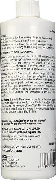 KORDON Fish Protector Aquarium Water Conditioner, 16-fl oz bottle ...