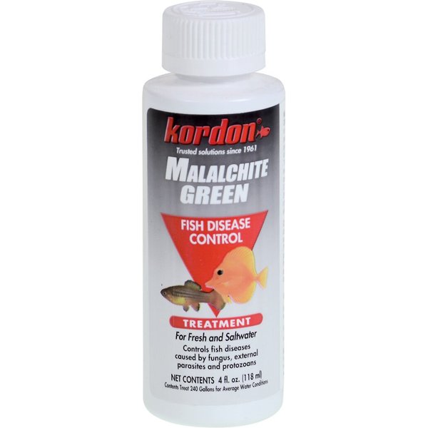 KORDON Malachite Green Fish Disease Control Aquarium Treatment, 4-fl oz ...