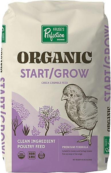 KRUSE'S PERFECTION BRAND Organic Poultry Starter Grower 18% Protein ...