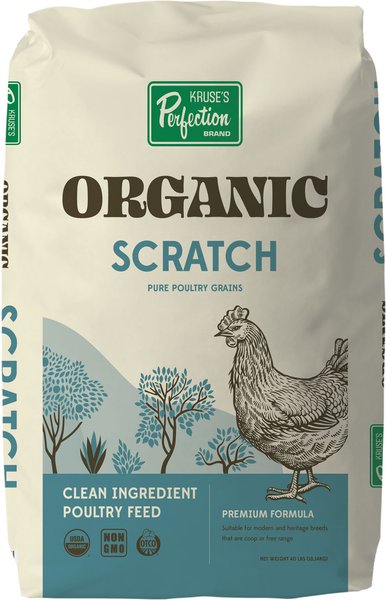 KRUSE'S PERFECTION BRAND Organic Scratch Pure Poultry Grains Chicken ...