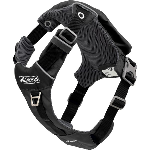 KURGO Stash n’ Dash Dog Harness, Black, X-Small - Chewy.com