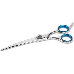 LAAZAR Pro Shear Curved Dog Grooming Scissors, 8-in - Chewy.com