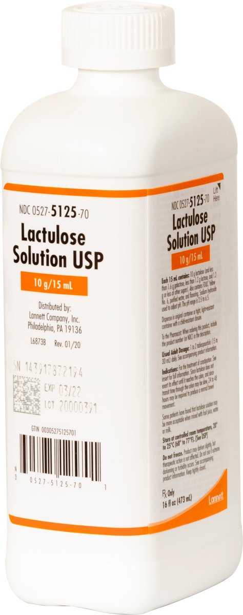 LACTULOSE (Generic) Oral Solution, 10g/15mL, 16-oz - Easy Refills ...