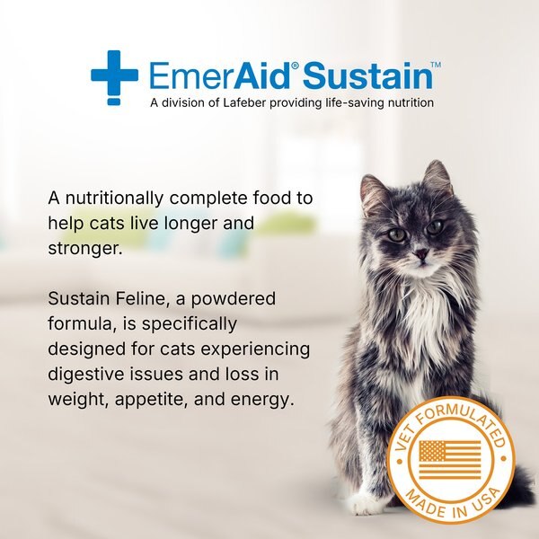 LAFEBER EmerAid Sustain Feline Recovery Food, 3.5-oz bag - Chewy.com