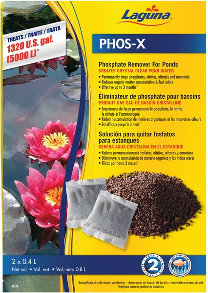 LAGUNA Phos-X Phosphate Remover Water Treatment, 1320 gal - Chewy.com