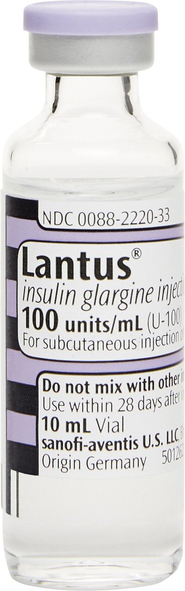 LANTUS (insulin glargine injection) U-100 Injectable, 10-mL vial - Easy ...