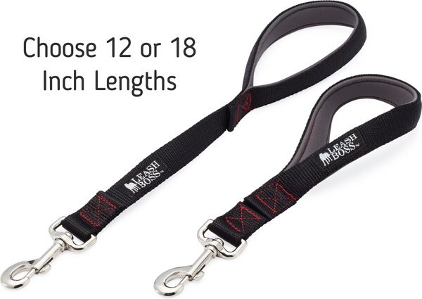 LEASH BOSS Padded Handle Short Dog Leash, 1-ft - Chewy.com