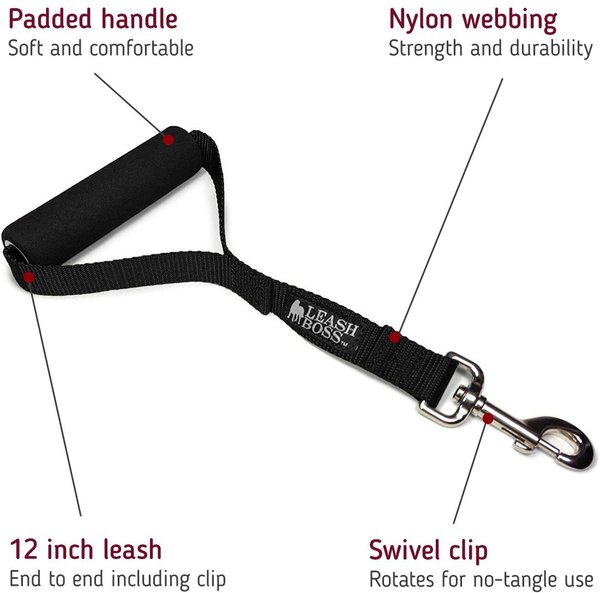 LEASH BOSS Traffic Handle Short Dog Leash, 12-in - Chewy.com