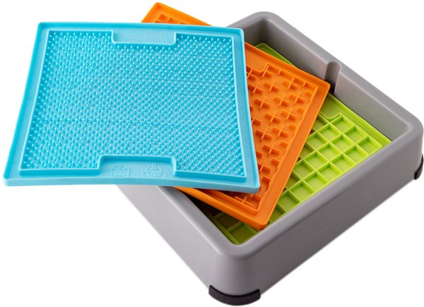 LICKIMAT Keeper Classic Dog Slow Feeder Bowl, 4 count - Chewy.com