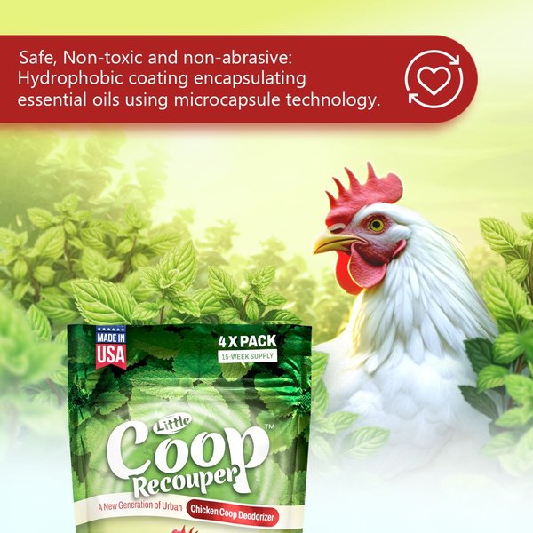 LITTLE SAVERS Little Coop Recouper Chicken Coop Deodorizer, Fresh Scent ...