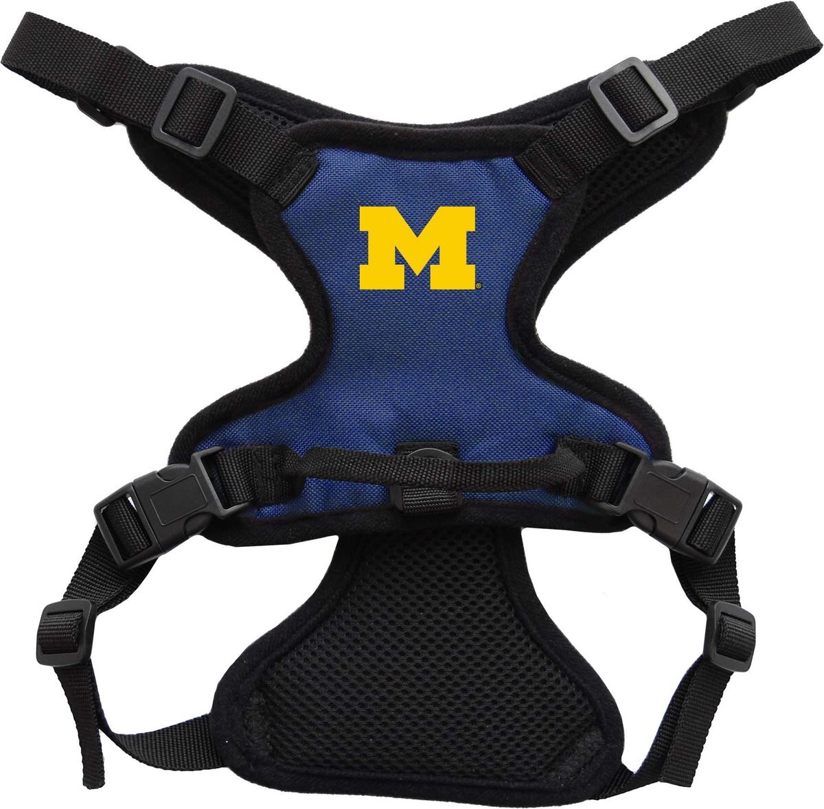 LITTLEARTH NCAA Front Clip Dog Harness, Michigan Wolverines, X-Large ...