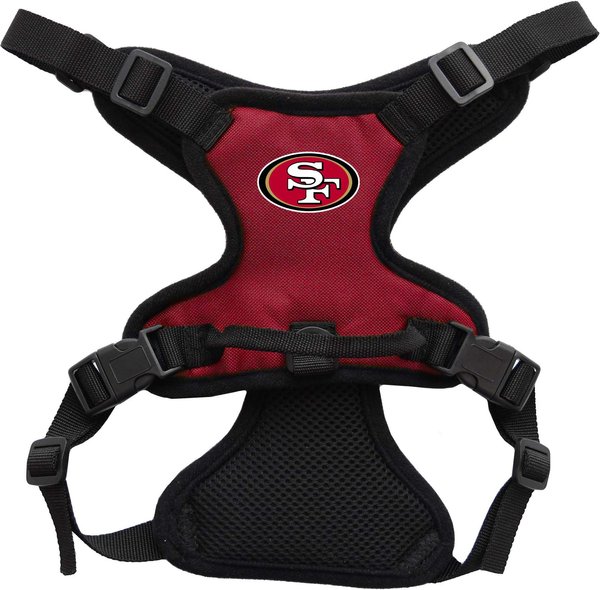 LITTLEARTH NFL Front Clip Dog Harness, San Francisco 49ers, Small ...