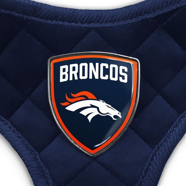 LITTLEARTH NFL Velvet Dog Harness, Denver Broncos, Large - Chewy.com