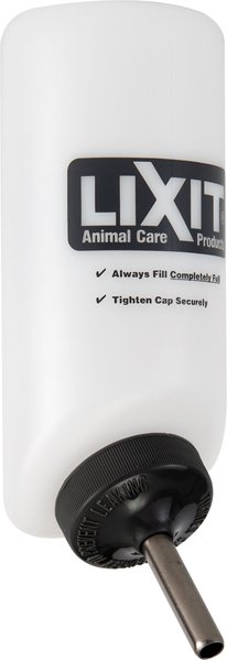 Out of Stock - LIXIT Wide Mouth Small Animal Water Bottle, 16-oz - Chewy.com