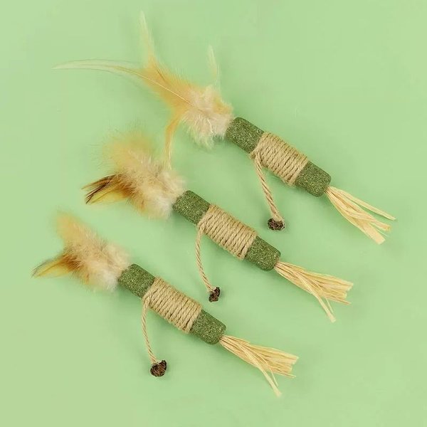 Temporarily Unavailable - LOVELY CAVES Catnip Sticks Cat Chew Toy with ...