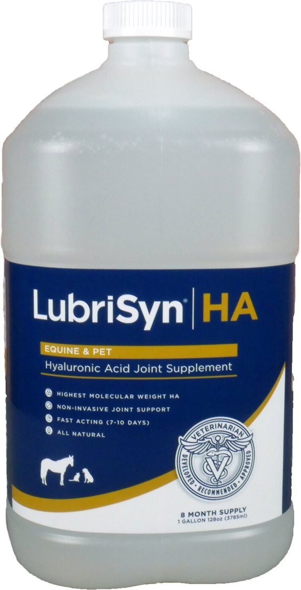 LUBRISYN HA Hyaluronic Acid Horse & Pet Joint Supplement, 1-gal - Chewy.com