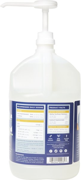 LUBRISYN HA Plus MSM Joint Health Liquid Dog, Cat & Horse Supplement, 1 ...