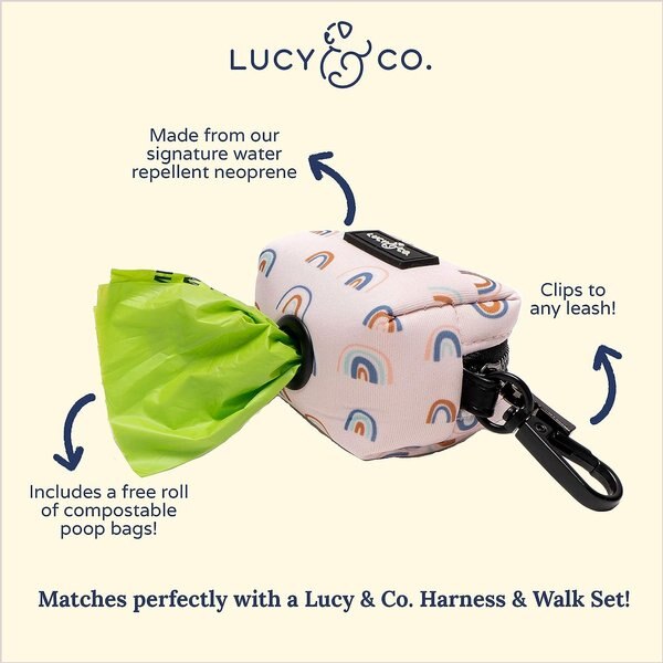 LUCY & CO. The In the Clouds Poop Bag Dispenser with Bags, 15 count ...