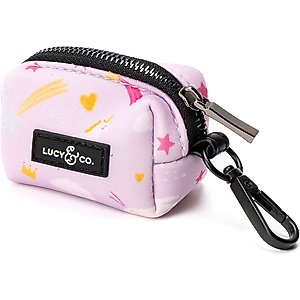 LUCY & CO. The Making Magic Poop Bag Dispenser with Bags, Purple ...