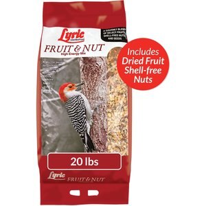 LYRIC Fruit & Nut High Energy Mix Wild Bird Food, 20-lb bag - Chewy.com